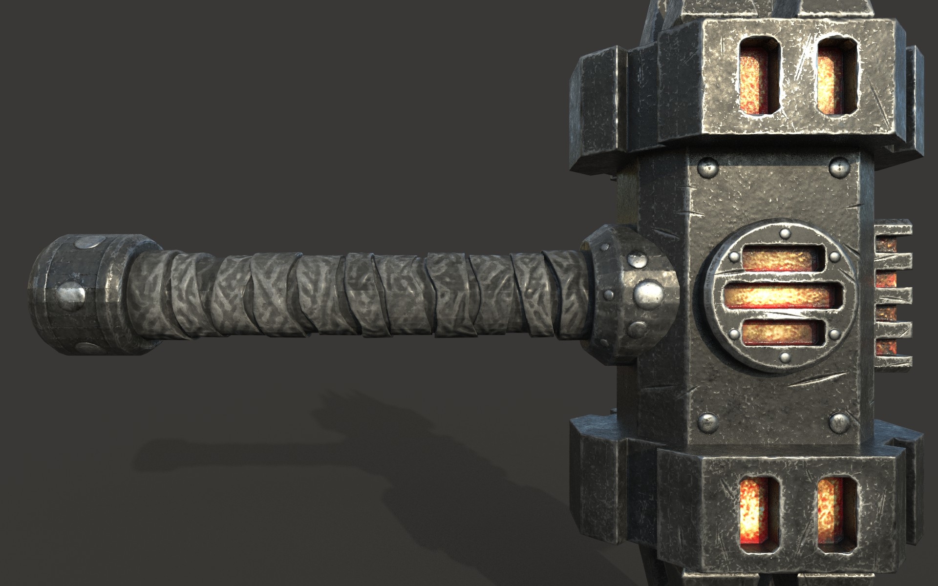 3D metall lava hammer | 1146770 | TurboSquid