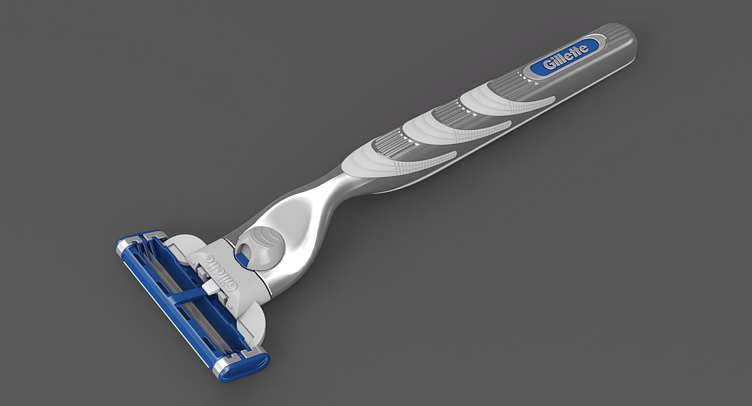 Realistic gillette mach 3 3D model | 1146884 | TurboSquid