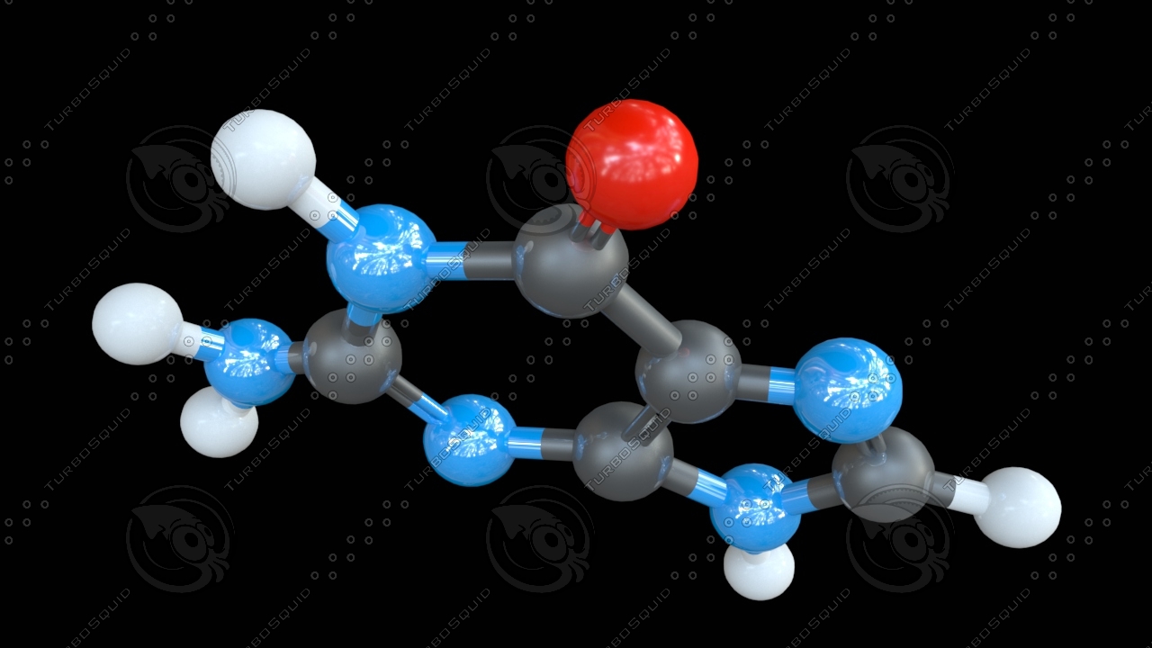 3D model guanine nucleobase dna | 1146952 | TurboSquid