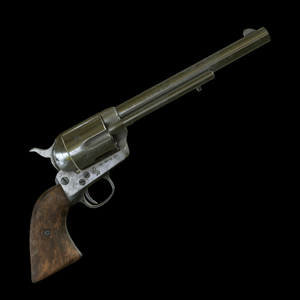 colt handgun peacemaker 2 3d model