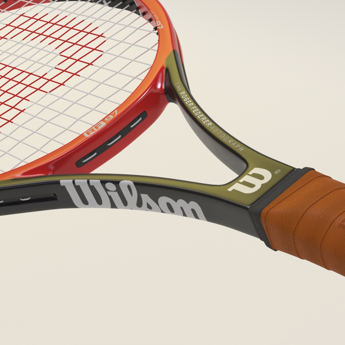 Tennis racket wilson prostaff 3D model | 1147094 | TurboSquid
