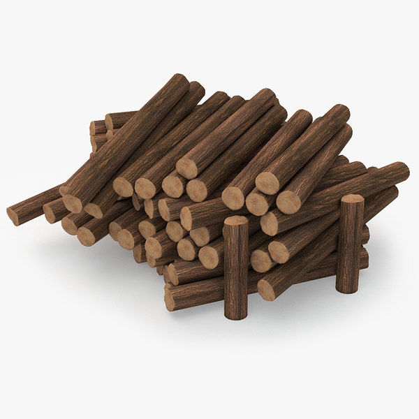 3D wooden logs | 1147130 | TurboSquid