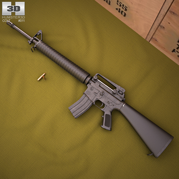 M16 Assault Rifle 3D Models for Download | TurboSquid