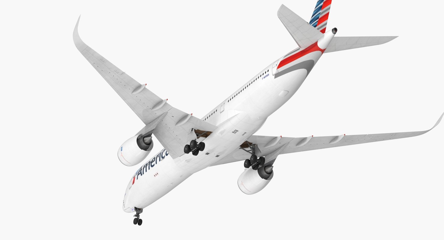 Airbus a350-900 american airlines 3D model | 1147312 | TurboSquid