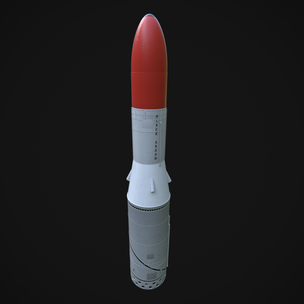 Black arrow rocket 3D model | 1147395 | TurboSquid