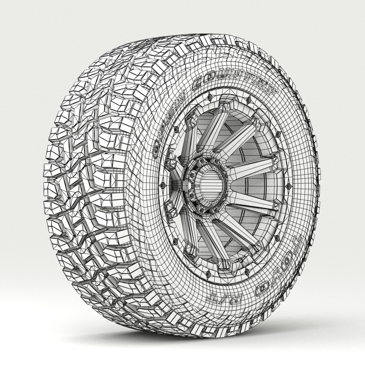 3D model road wheel tire 4 | 1147426 | TurboSquid