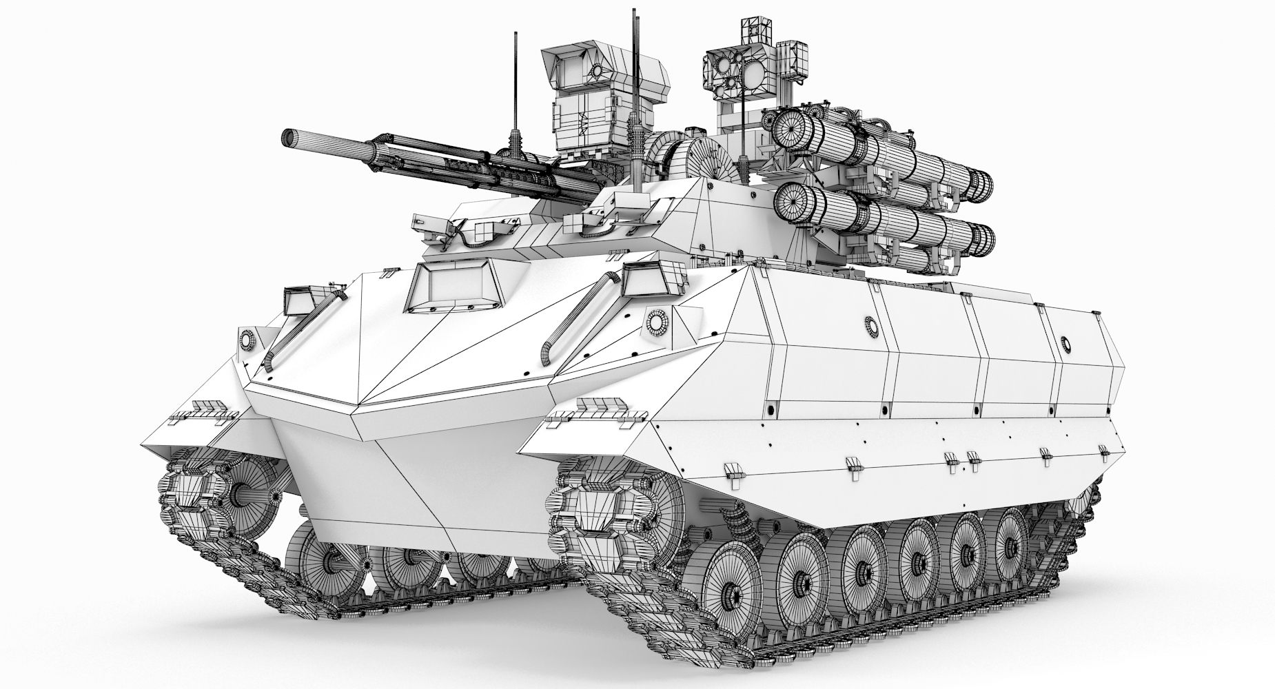 Uran-9 ucgv 3D model | 1147443 | TurboSquid