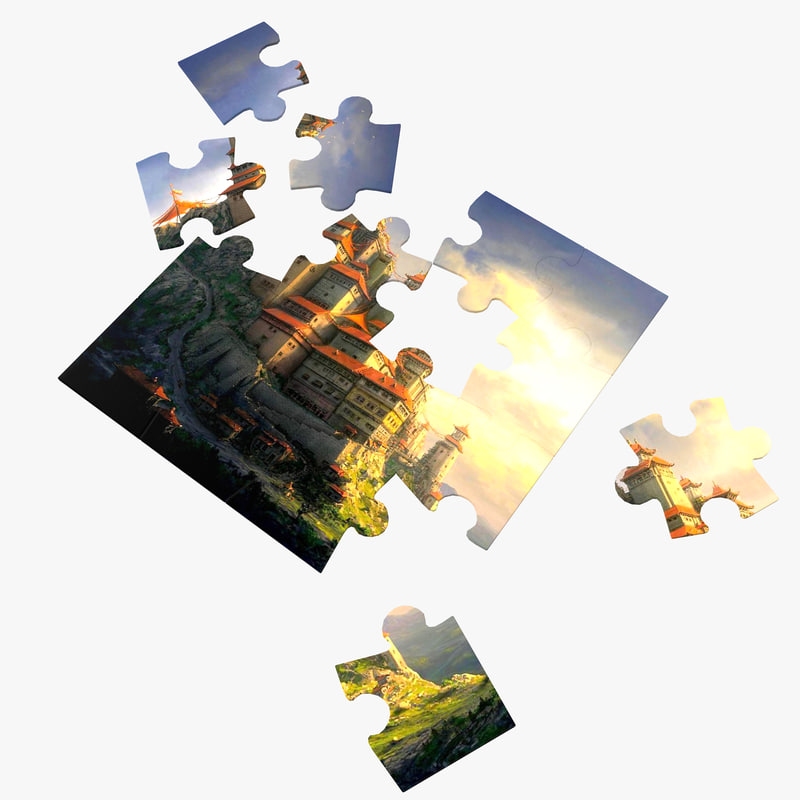 3D puzzle 4x4 | 1147607 | TurboSquid