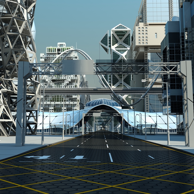 Future city road 3D | 1147639 | TurboSquid