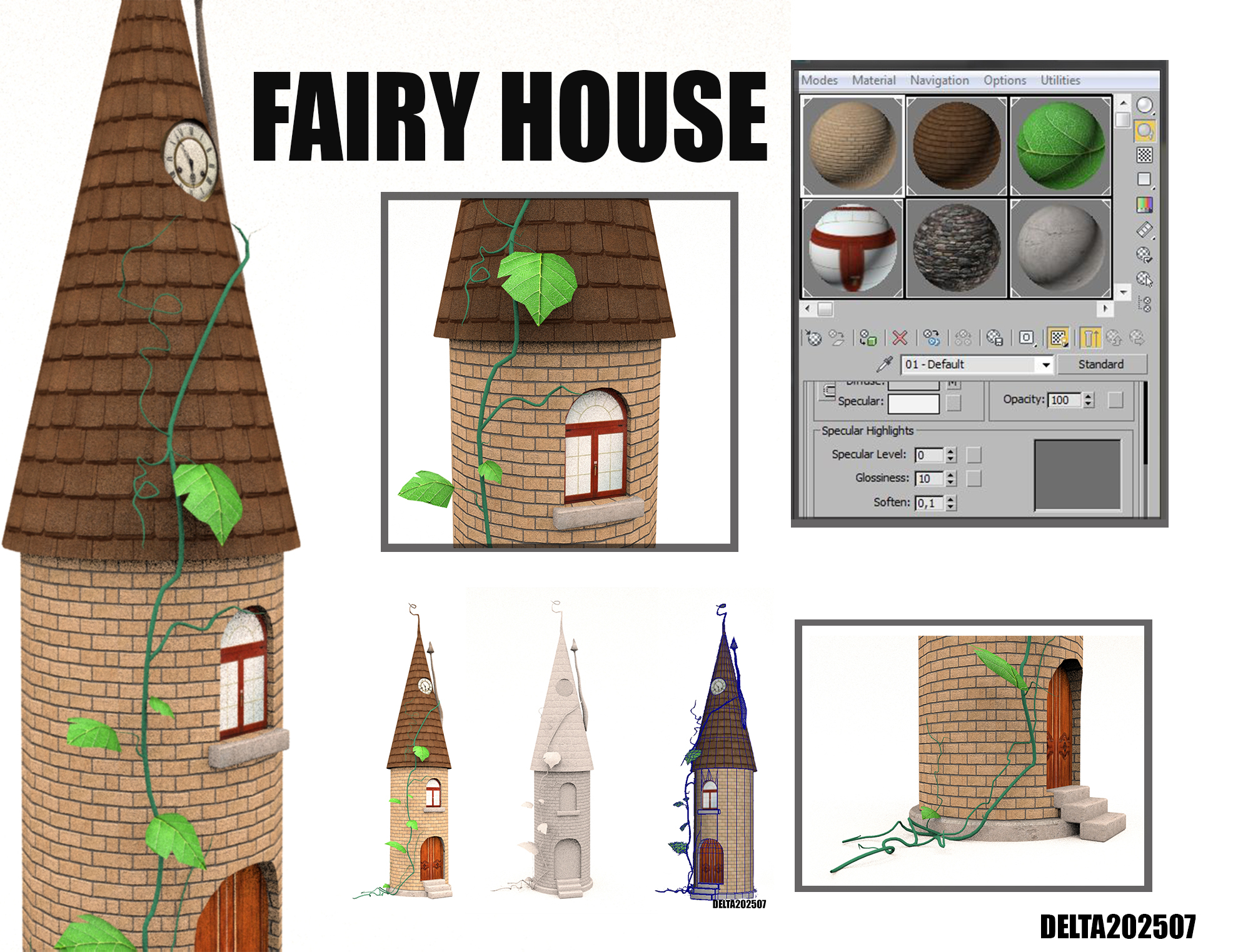 Fairy house 3D model | 1147640 | TurboSquid