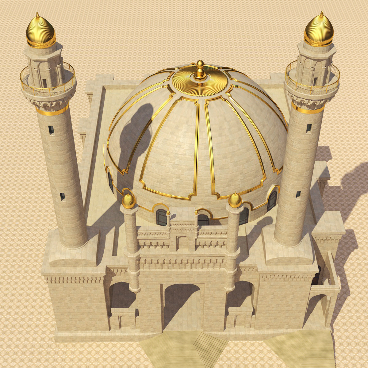 Mosque 3D model | 1147657 | TurboSquid