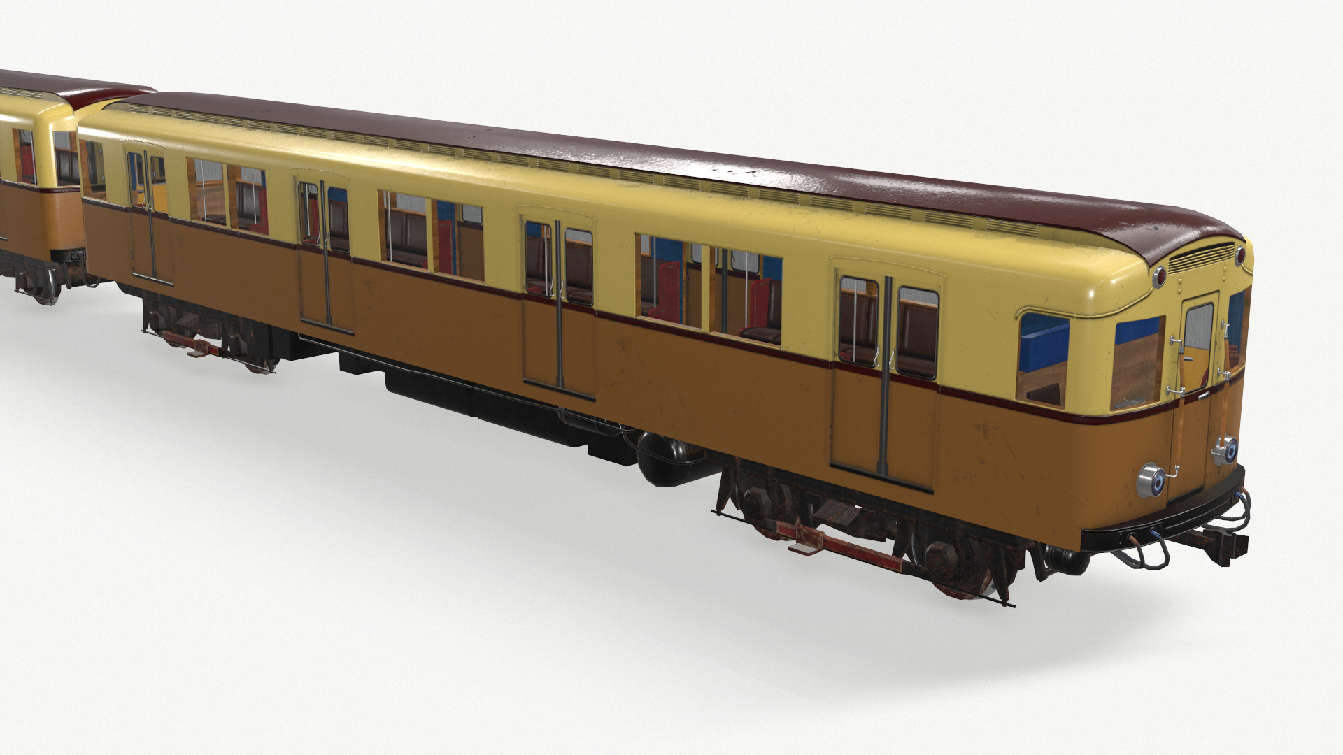 Ready subway train model | 1147738 | TurboSquid