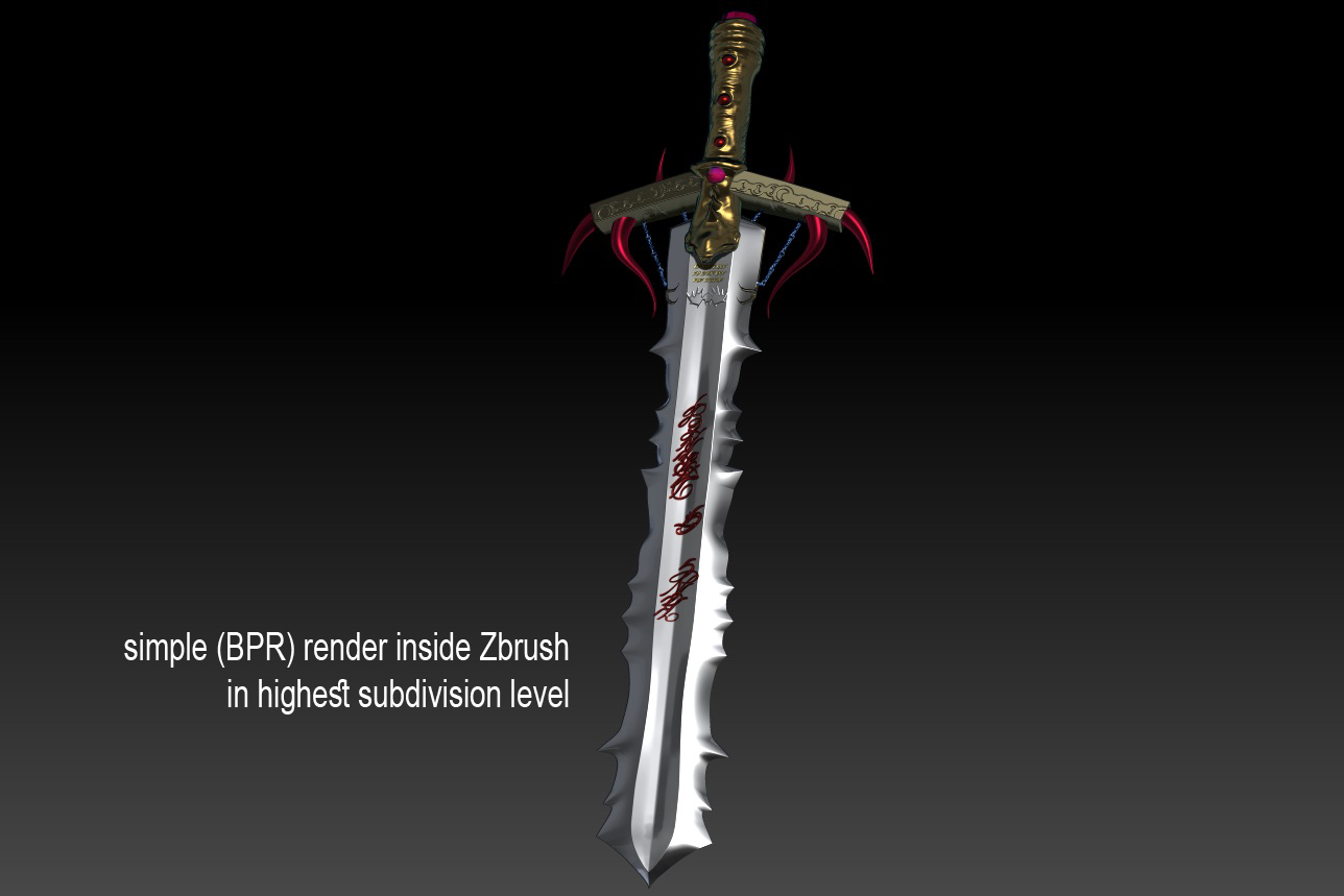 Vampire lord sword model | 1147898 | TurboSquid