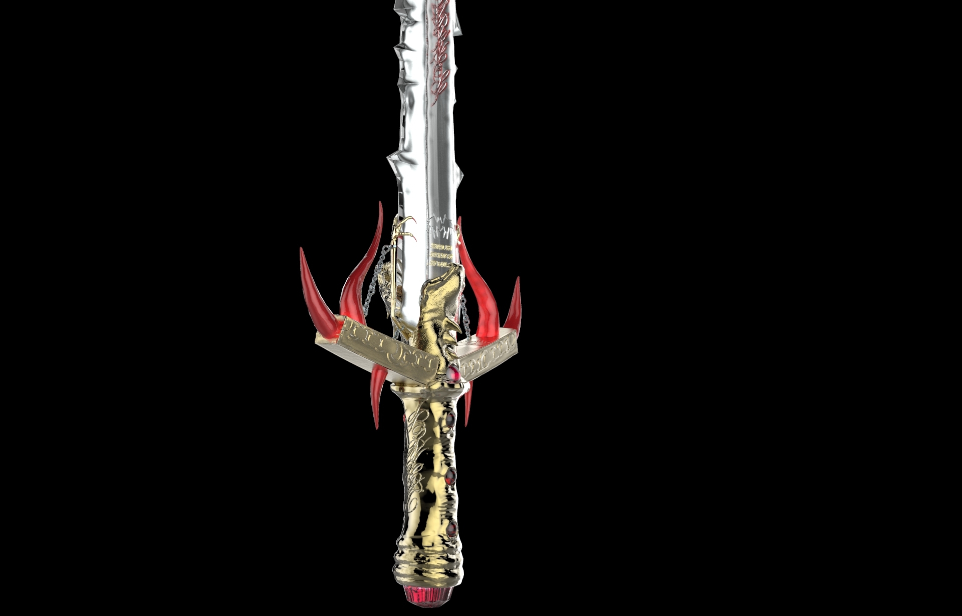 Vampire lord sword model | 1147898 | TurboSquid