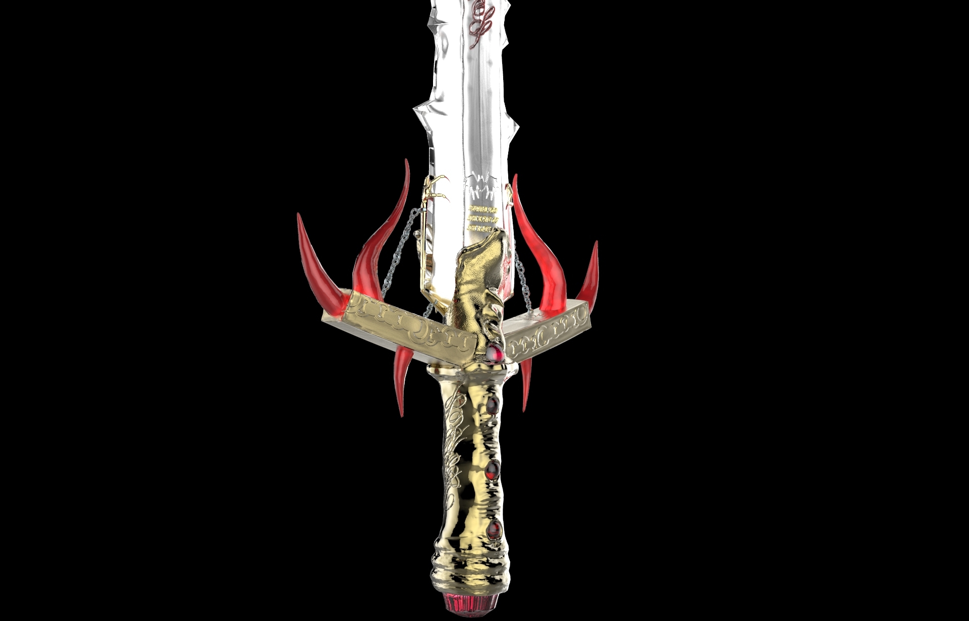 Vampire lord sword model | 1147898 | TurboSquid