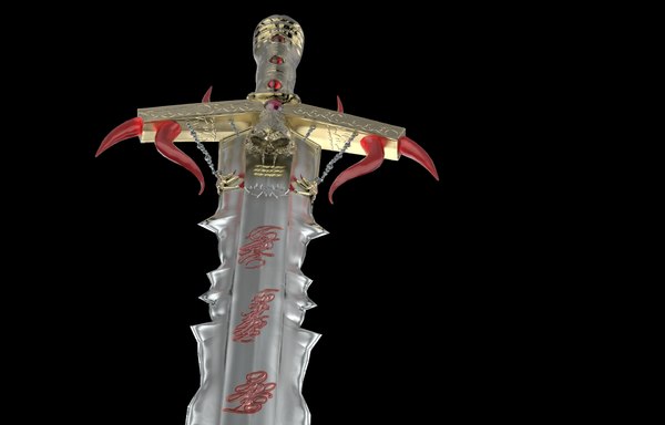 Vampire lord sword model | 1147898 | TurboSquid