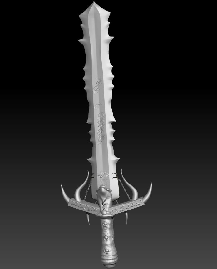 Vampire lord sword model | 1147898 | TurboSquid