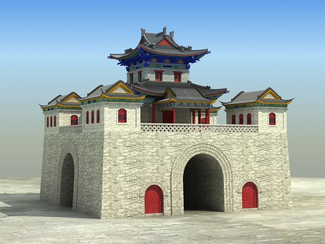 Chinese building 3D model | 1147900 | TurboSquid