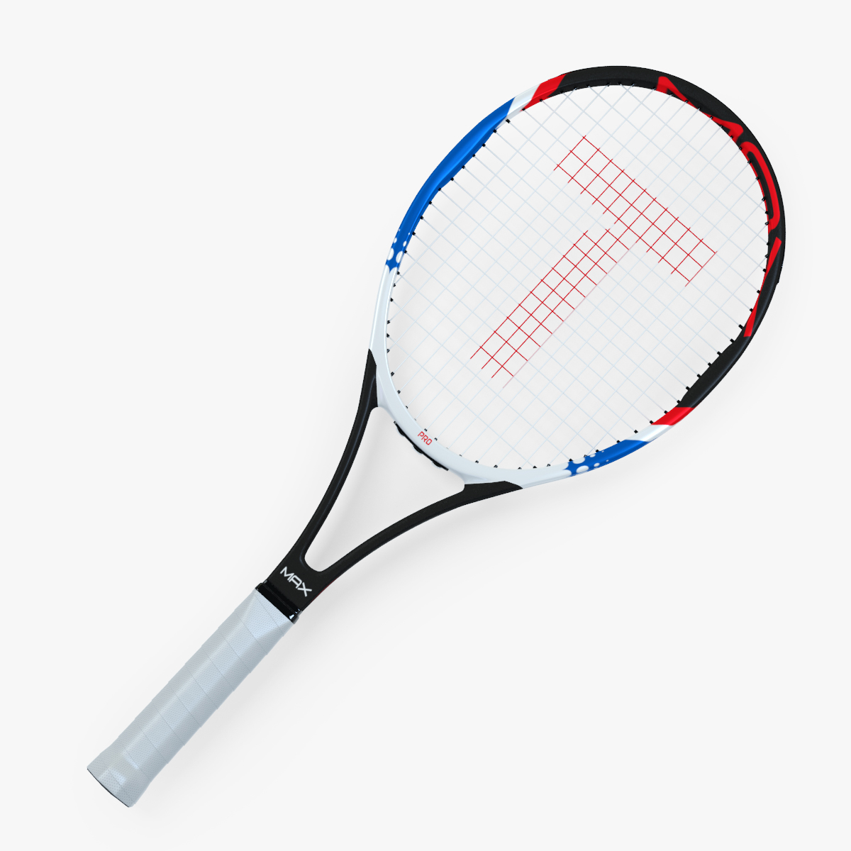 Generic tennis racket vector 3D model | 1147914 | TurboSquid