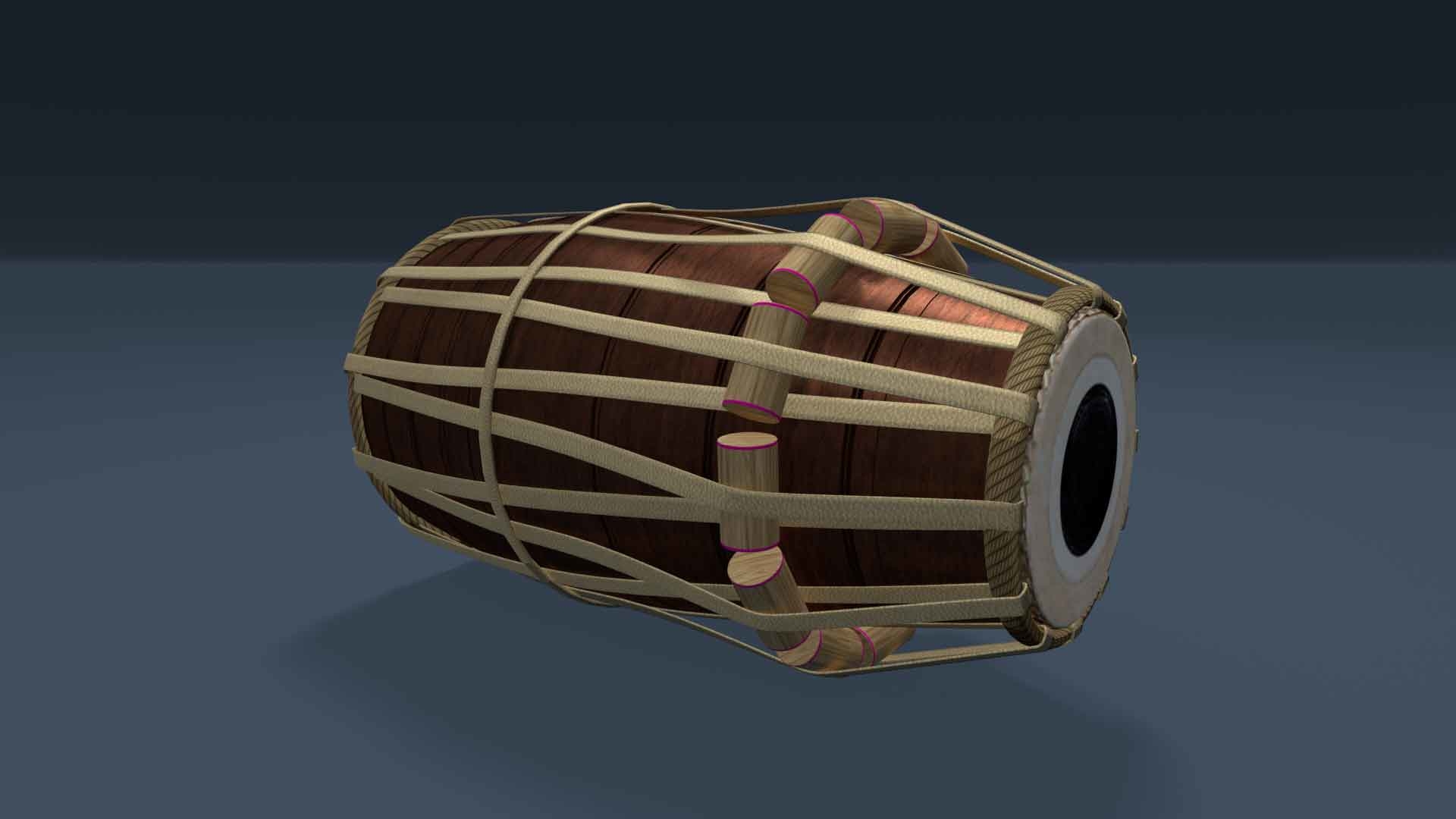 3D dholak indian traditional | 1148072 | TurboSquid