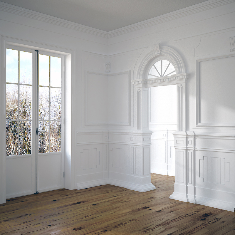 3D plinth cornice | 1148192 | TurboSquid