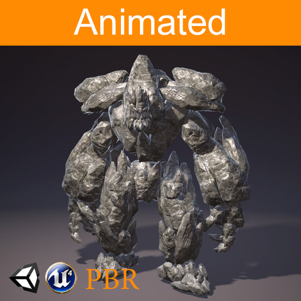 Golem animations 3D model | 1148220 | TurboSquid