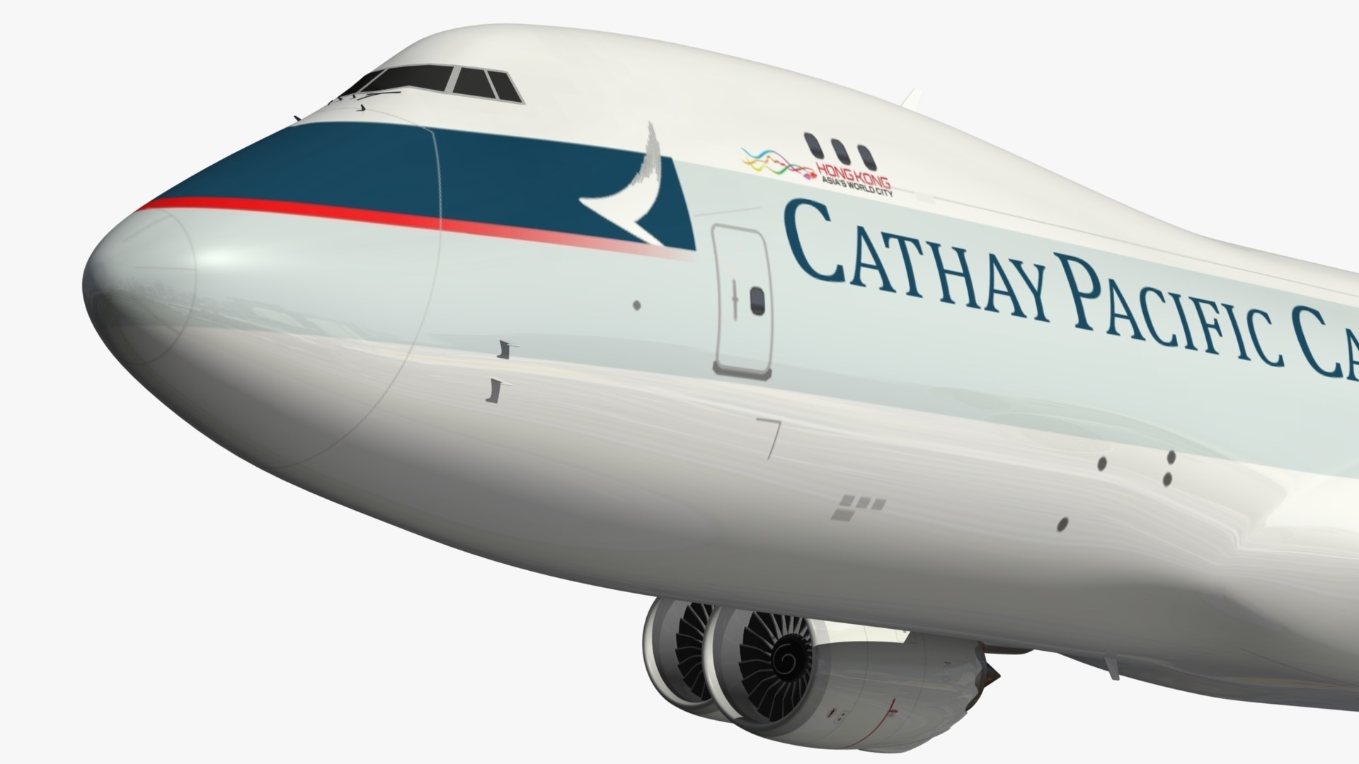Boeing cathay pacific cargo 3D model | 1148289 | TurboSquid