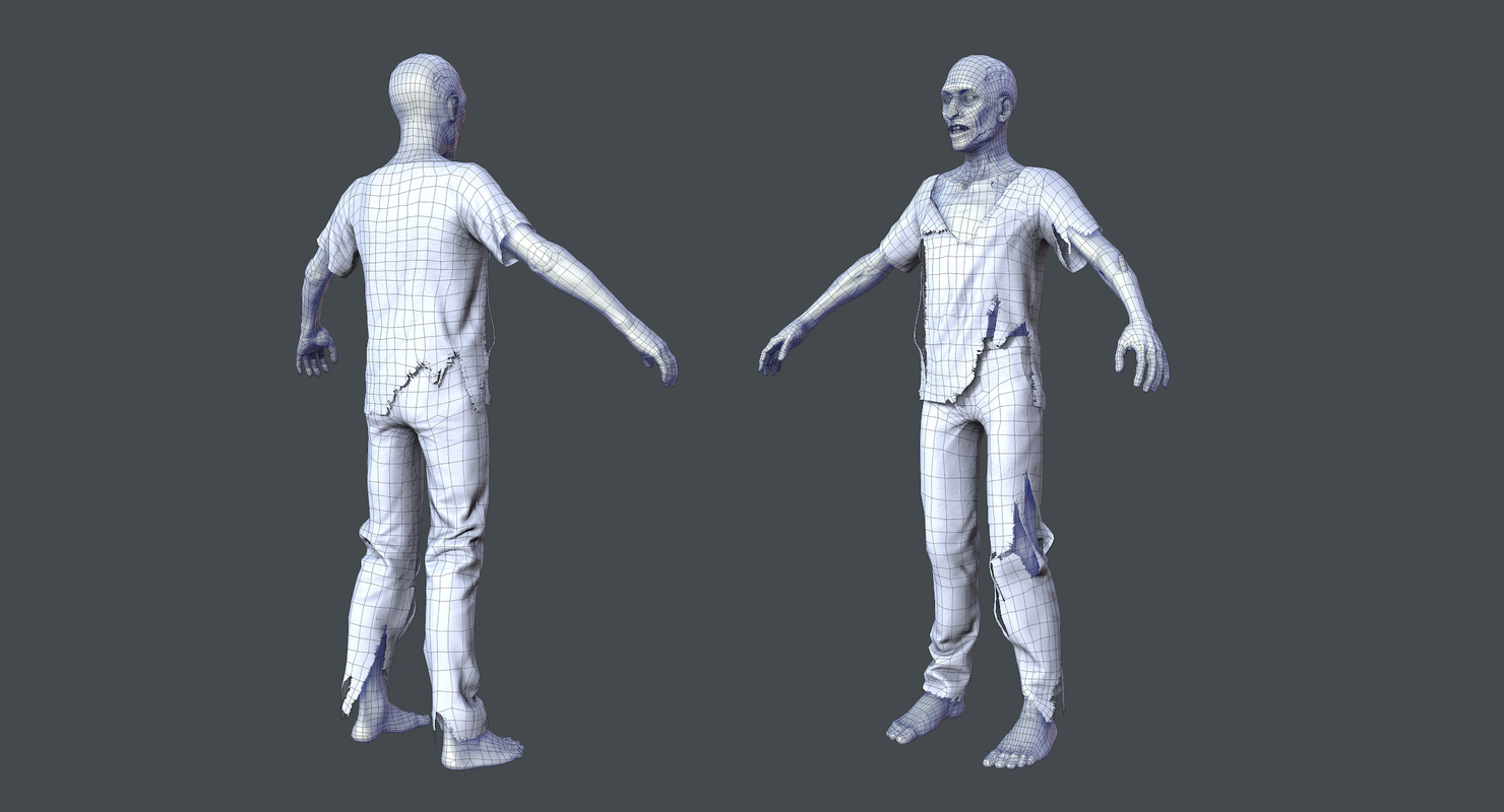 Ready zombie 3D | 1148334 | TurboSquid