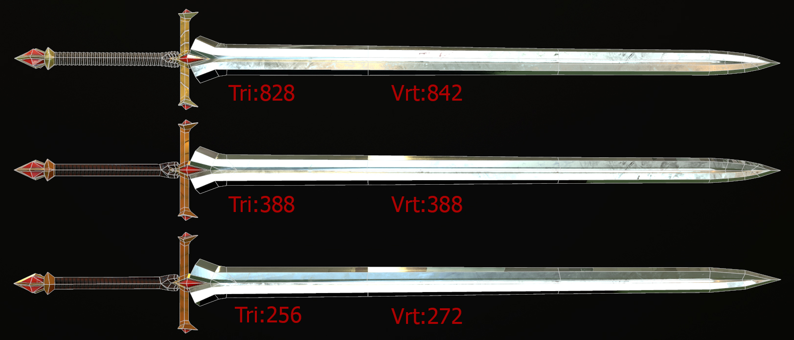 3D long sword model | 1148436 | TurboSquid