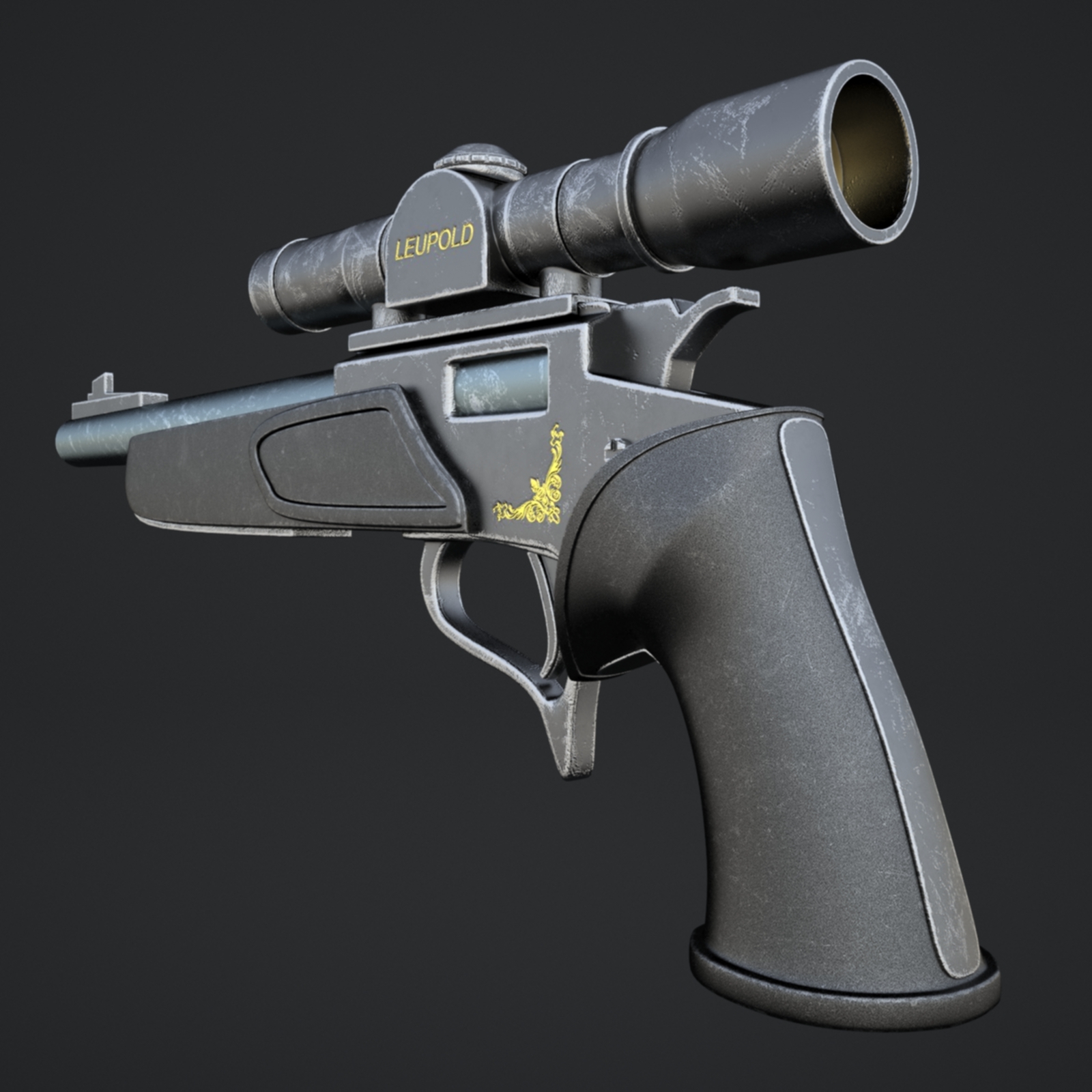 Pistol optical sight model | 1148461 | TurboSquid