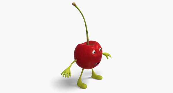 3D model cherry cartoon | 1148563 | TurboSquid