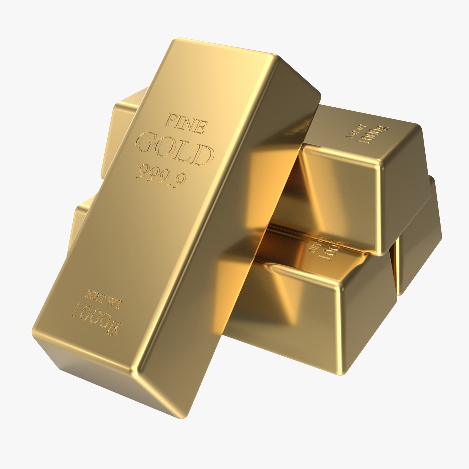 Gold bar 3D model | 1148648 | TurboSquid