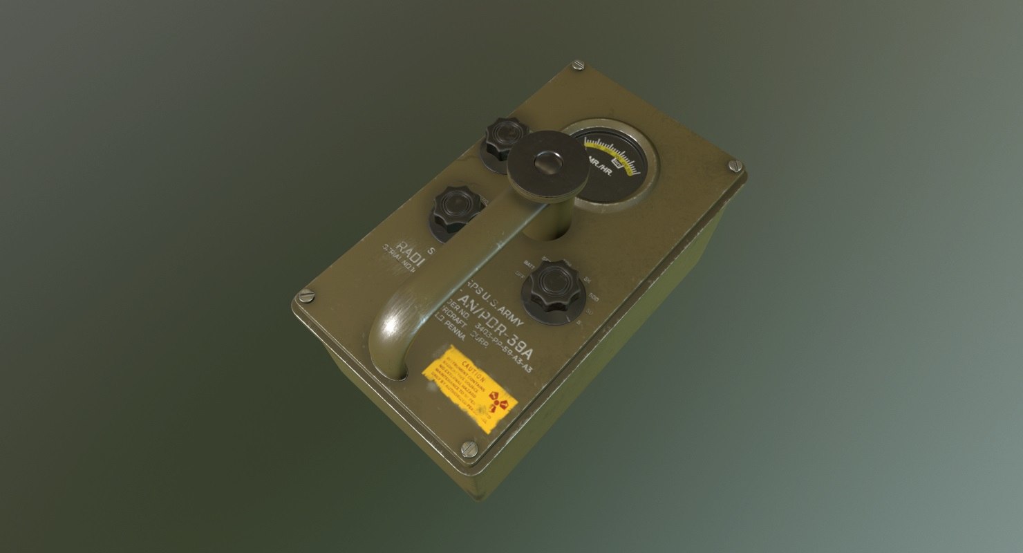 Radiac set model | 1148653 | TurboSquid