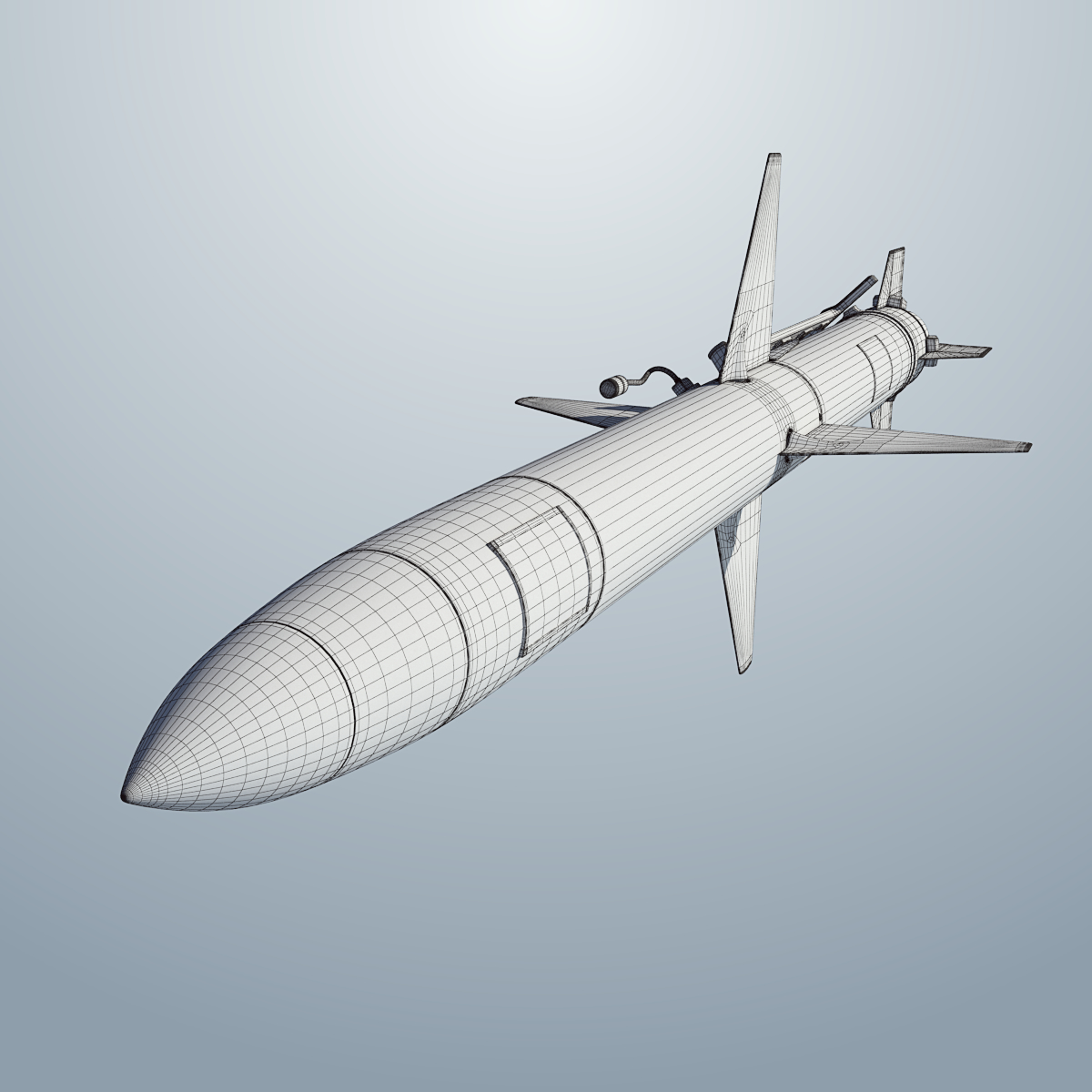 3D missile agm-45 shrike | 1148685 | TurboSquid