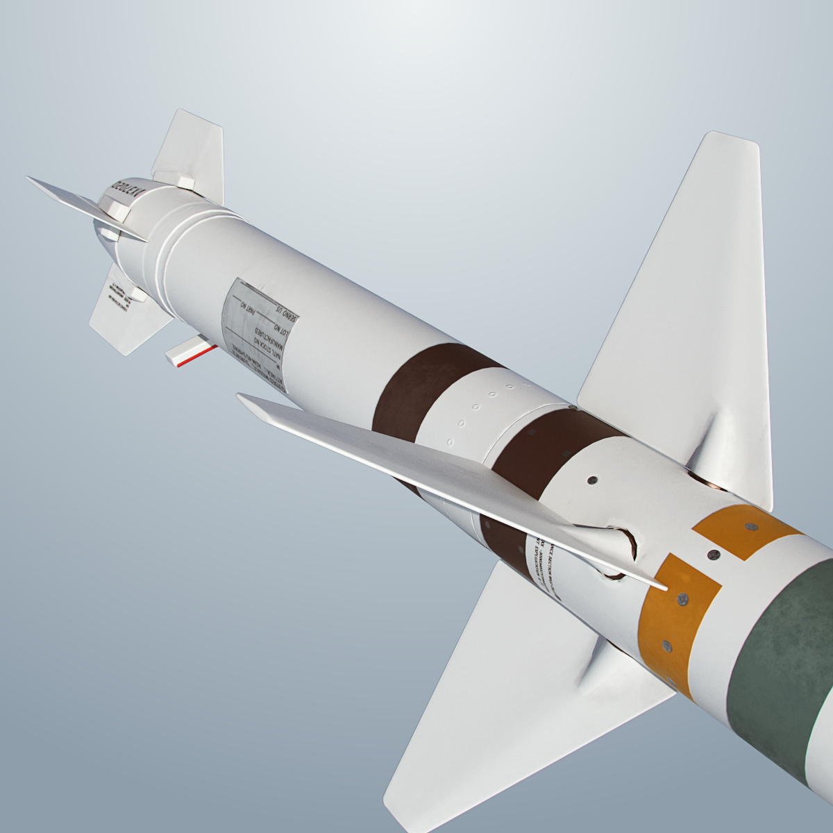 3D missile agm-45 shrike | 1148685 | TurboSquid