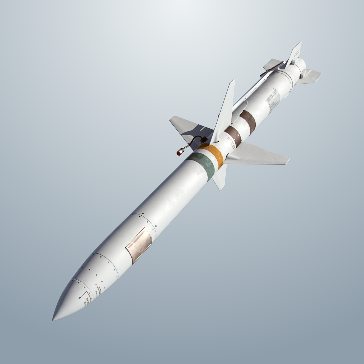 3D missile agm-45 shrike | 1148685 | TurboSquid