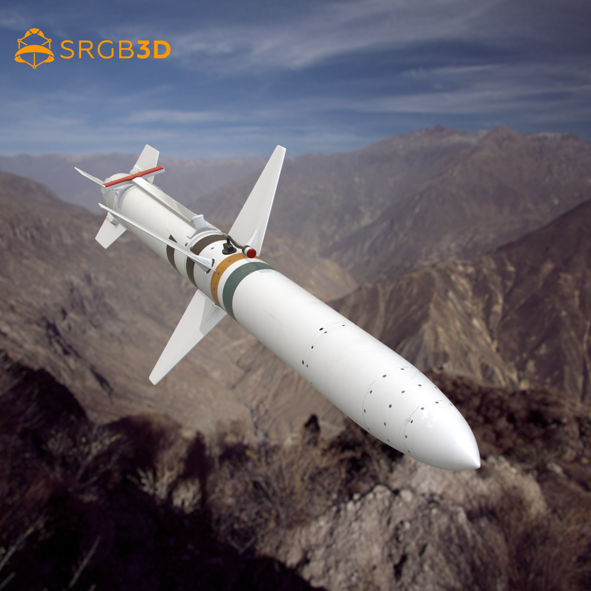 3D missile agm-45 shrike | 1148685 | TurboSquid