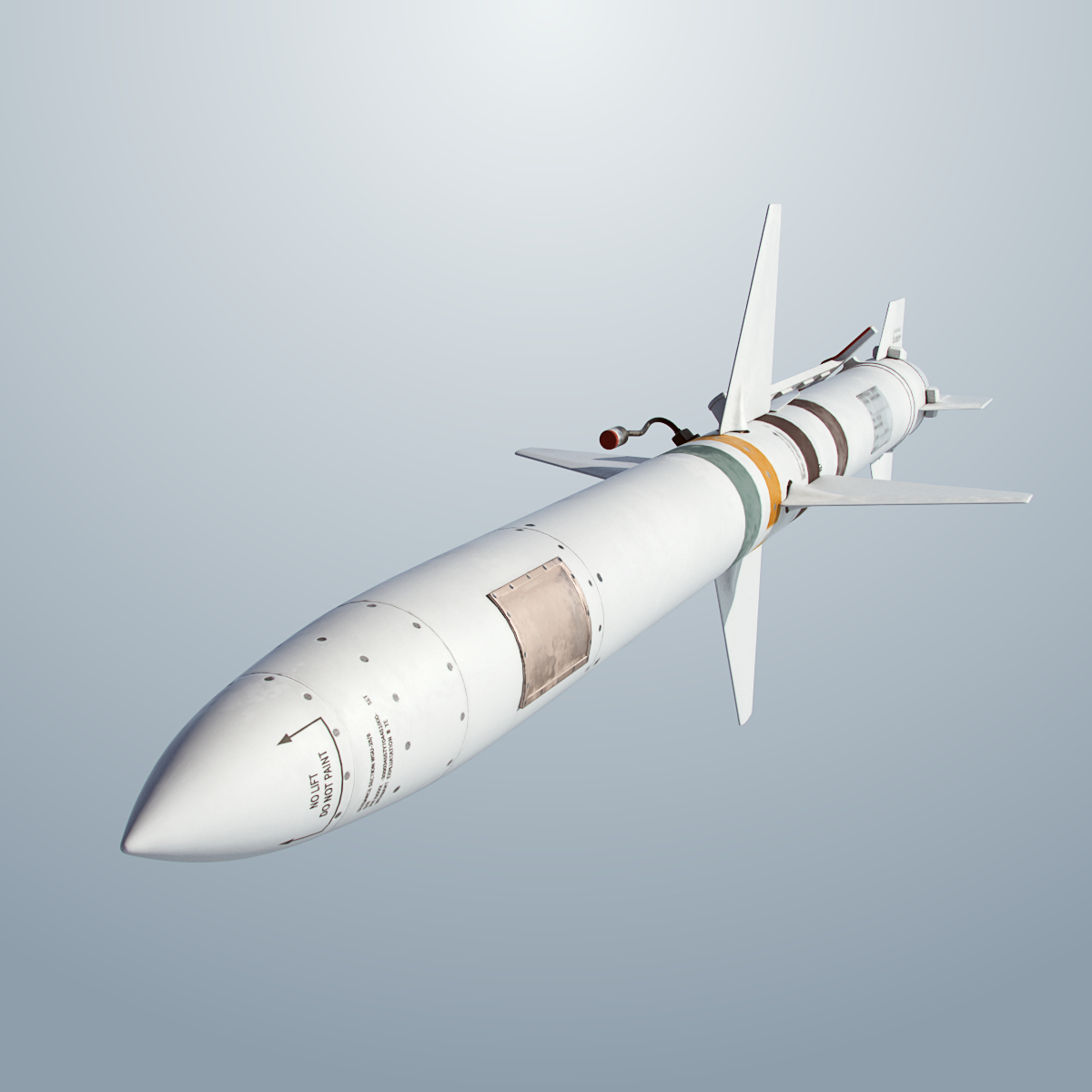 3D missile agm-45 shrike | 1148685 | TurboSquid