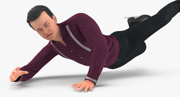 3D model male figure skater rigged | 1148686 | TurboSquid