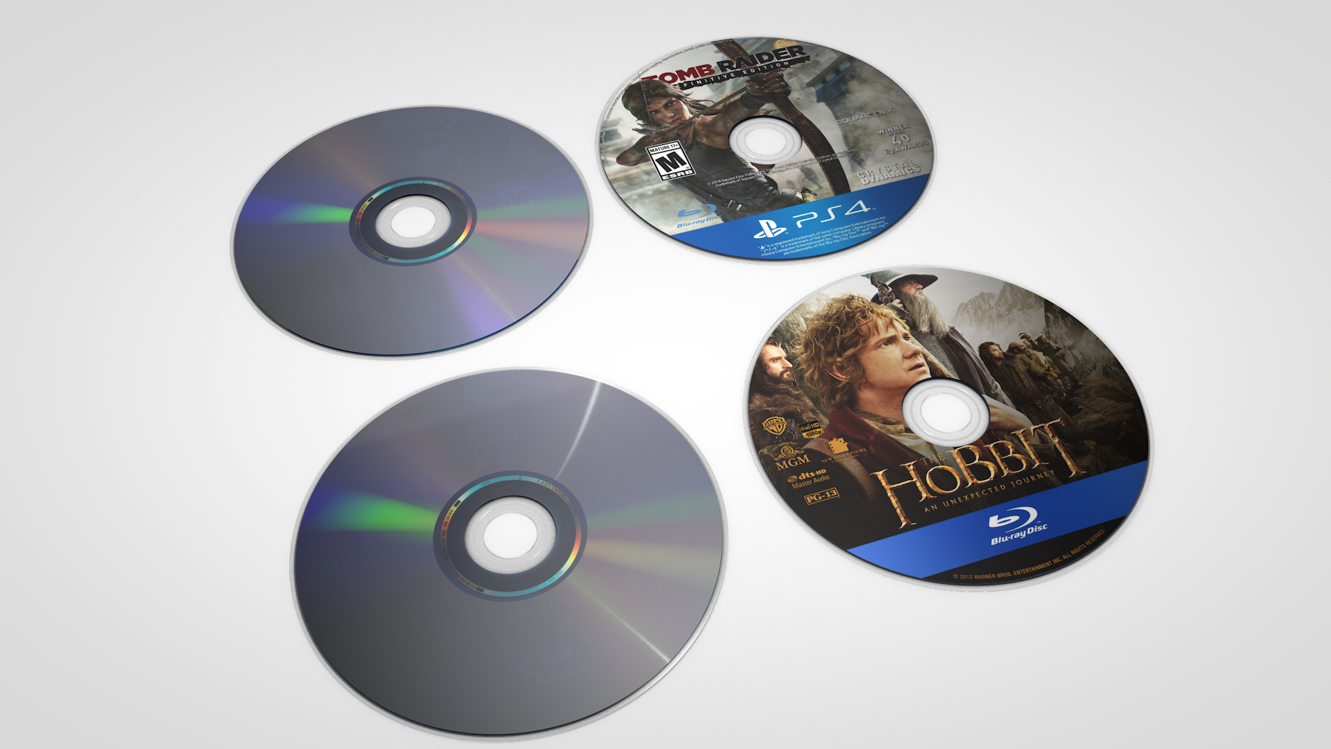 Blu-ray discs 3D model | 1148730 | TurboSquid