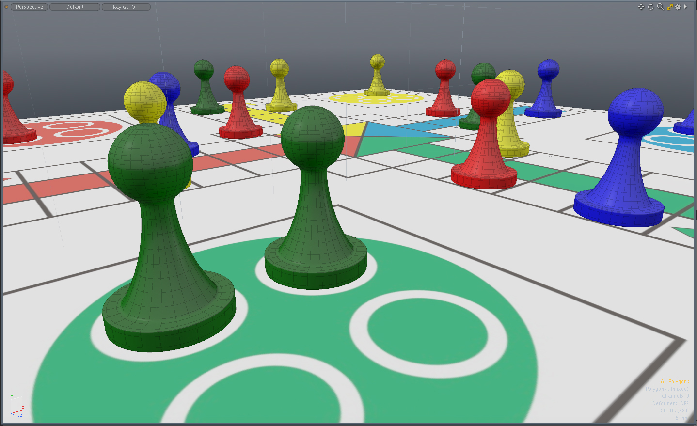 3D ludo model | 1148753 | TurboSquid