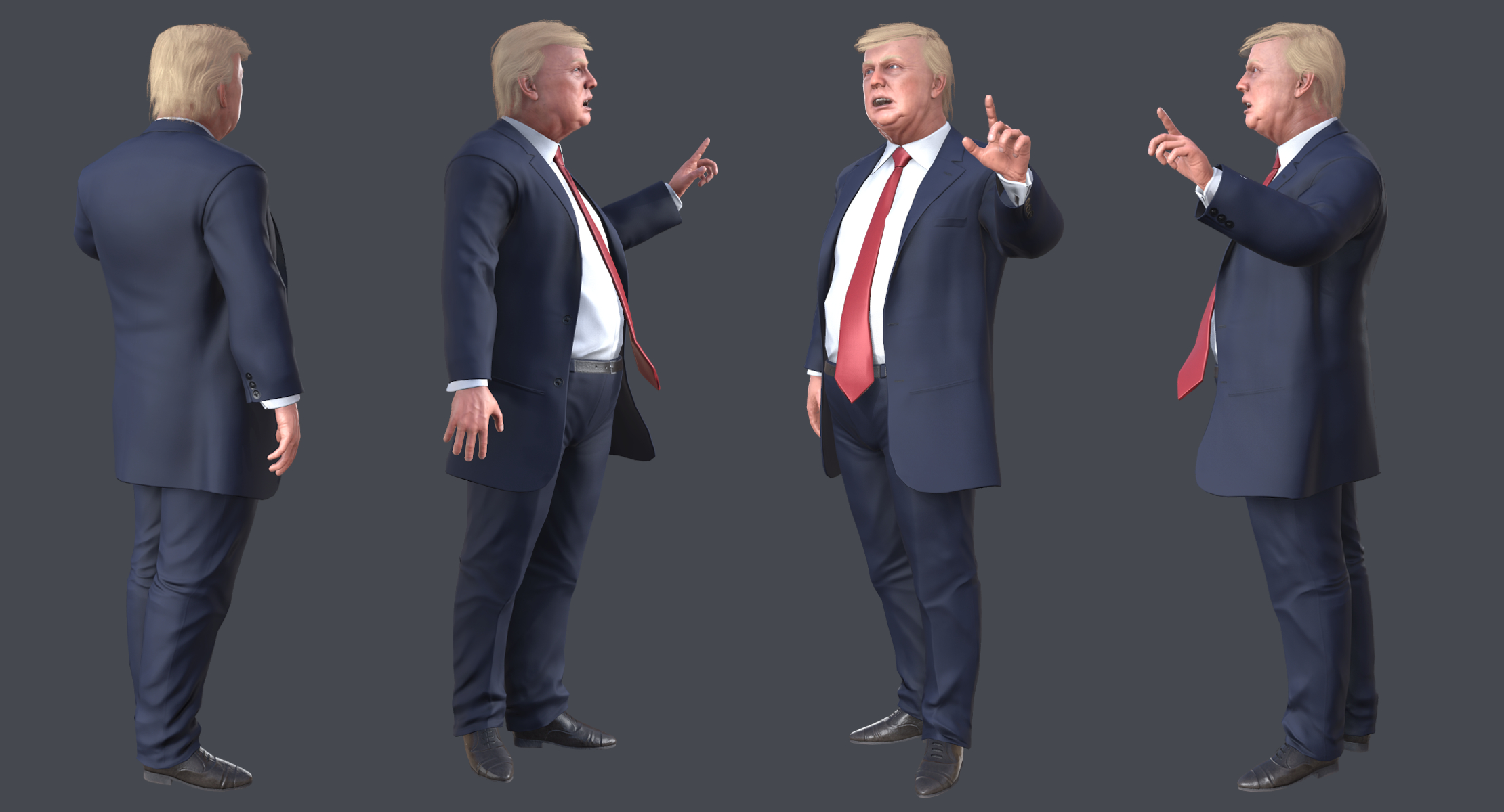 President donald trump 3D model | 1148775 | TurboSquid