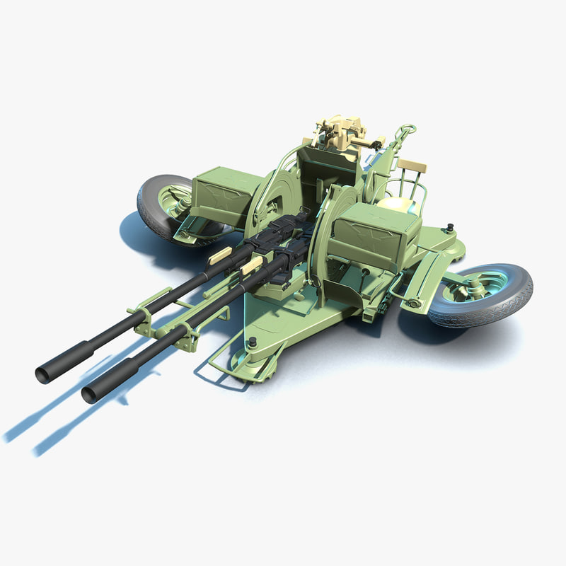 3D anti-aircraft zu-23-2 | 1148784 | TurboSquid