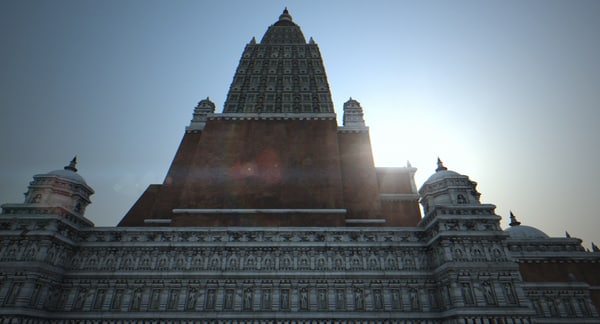 3D nalanda buddhist pagoda | 1148818 | TurboSquid