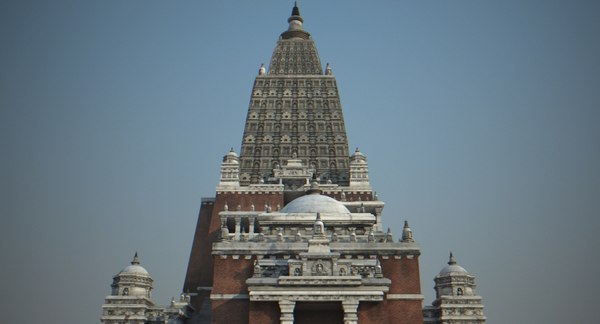 3D nalanda buddhist pagoda | 1148818 | TurboSquid