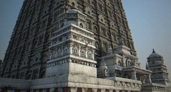 3D nalanda buddhist pagoda | 1148818 | TurboSquid