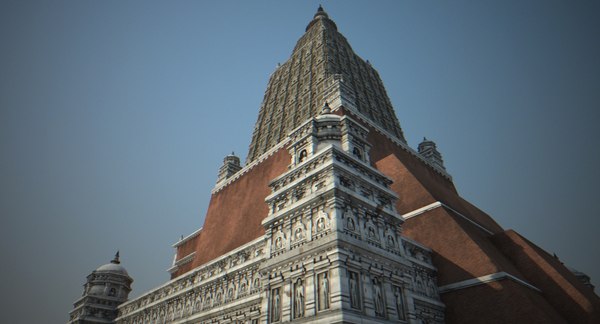 3D nalanda buddhist pagoda | 1148818 | TurboSquid