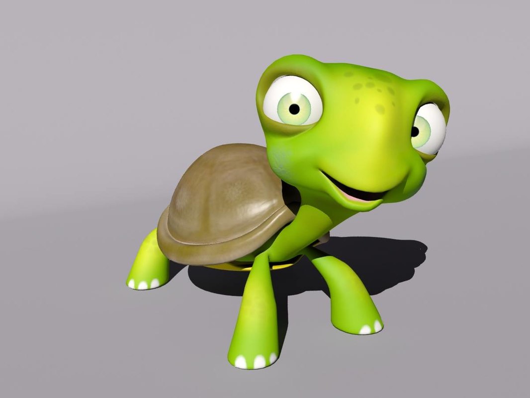 Turtle cartoon 3D | 1148859 | TurboSquid