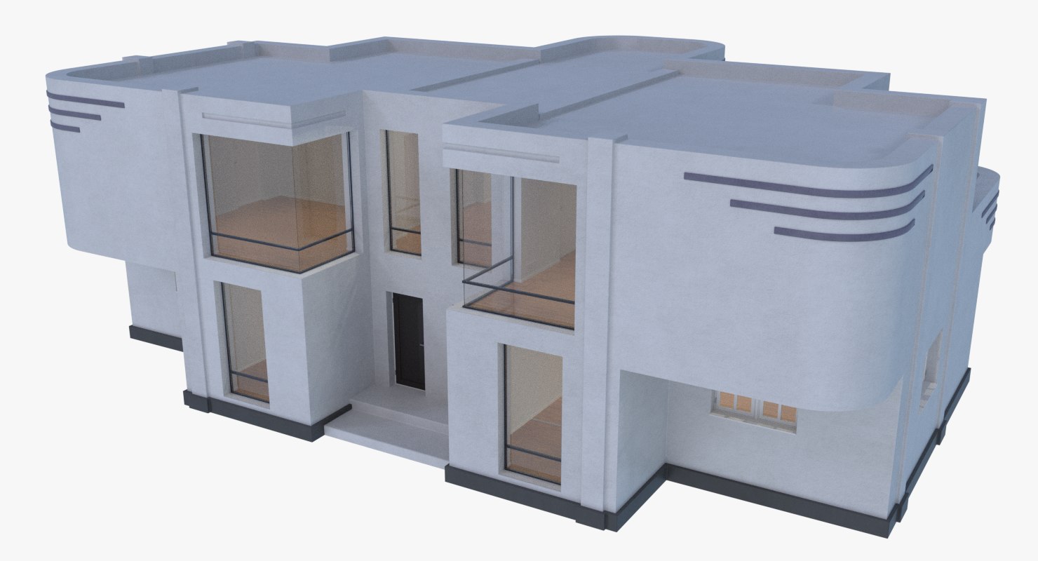 3D model streamline moderne home interior | 1148873 | TurboSquid