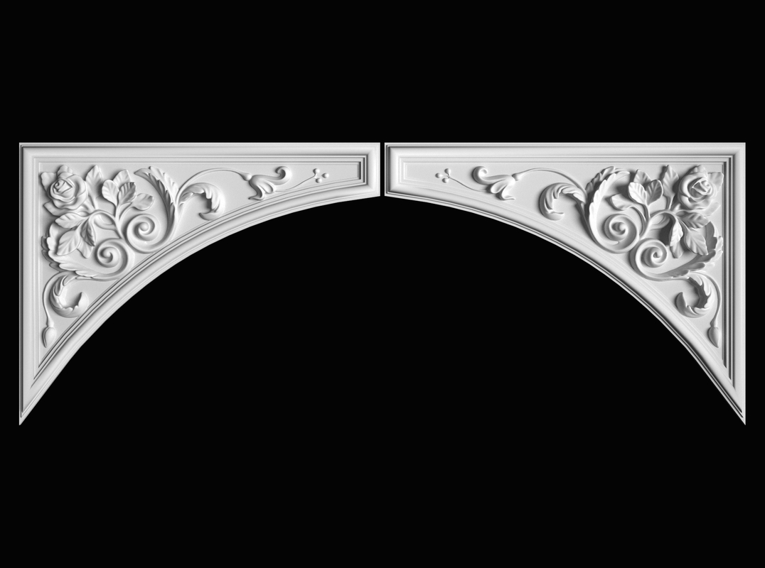 3D cartouche panel | 1148876 | TurboSquid
